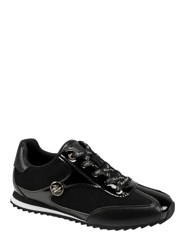 Karl Lagerfeld Paris Arwen Lace Up Sneaker - Black