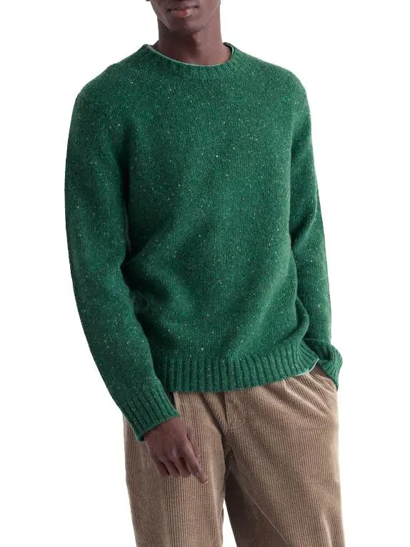SEASALT CORNWALL Trowan Merino Wool Blend Sweater - Thicket