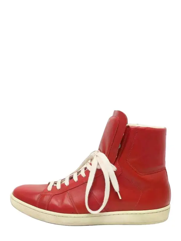 Saint Laurent Court Classic Sl/01h High-top Sneakers - Red