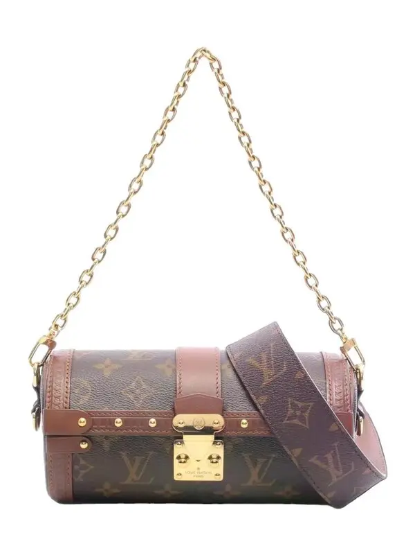 LOUIS VUITTON 2021 Papillon Trunk Monogram Tote Bag - Brown