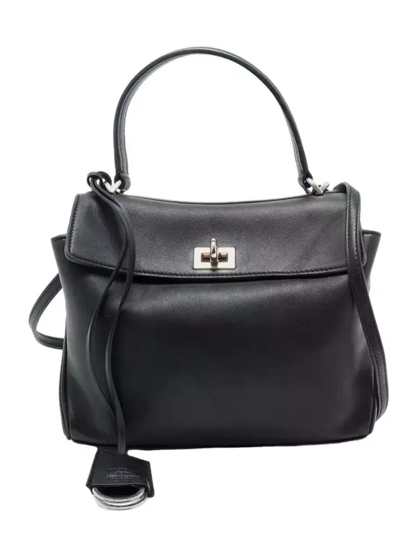Balenciaga Mini Rodeo Turn-lock Tote Bag - Black