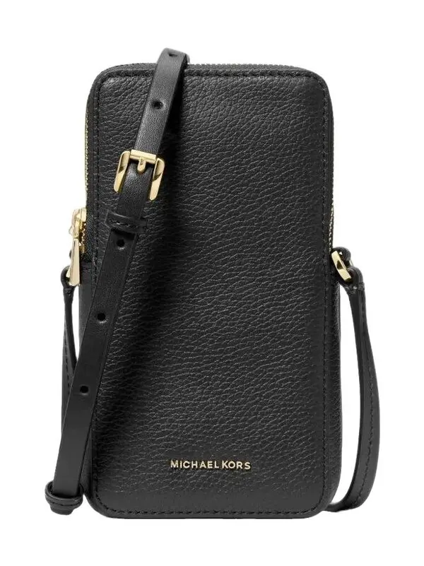 Michael Kors Phone Crossbody Bag Sm Ns Zip Phone Crossbody Bag - Black