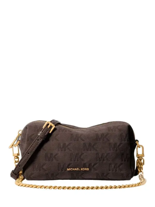 Michael Kors Crossbody Bag Chain "sm Soft Crossbody Bag With C - Brown