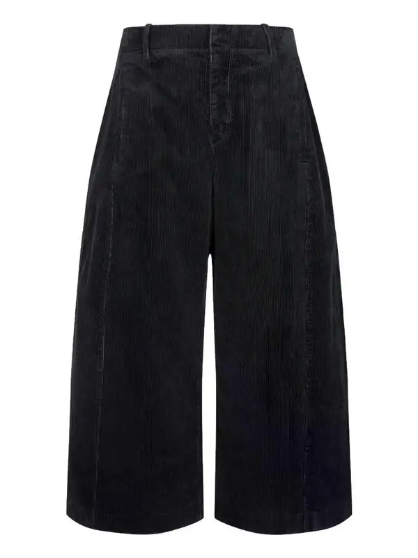 JNBY Corduroy Wide-leg Trousers - Black