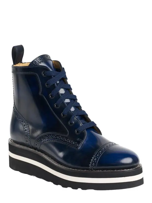 THE OFFICE OF US Ms. Chicago Platform Bootie - Sapphire