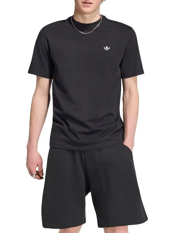 Adidas Trefoil Essentials Cotton T-shirt - Black