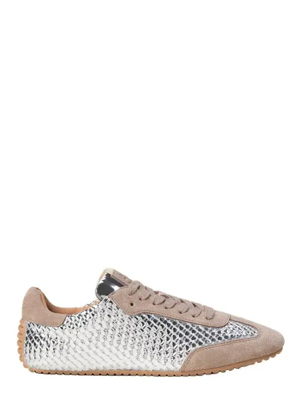 NAGHEDI Milan Sneaker Metallic - Silver