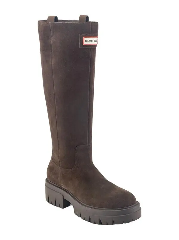 Hunter Giania Water Resistant Leather Knee High Boot - Modica
