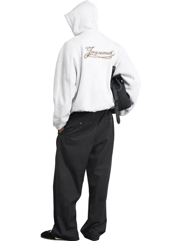 Jacquemus Cotton Torneo Hoodie - Grey