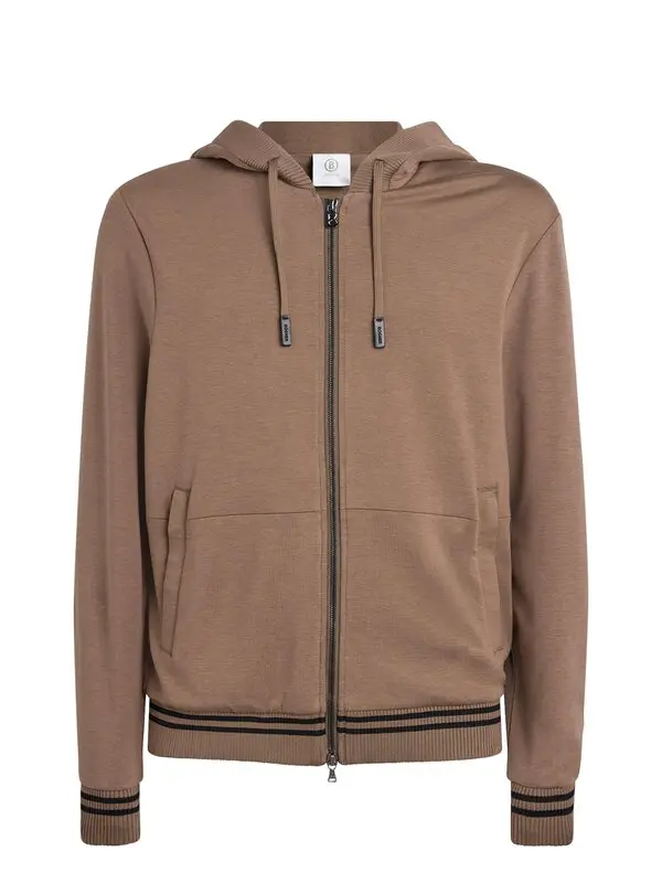 Bogner Zip-up Forest Hoodie - Brown