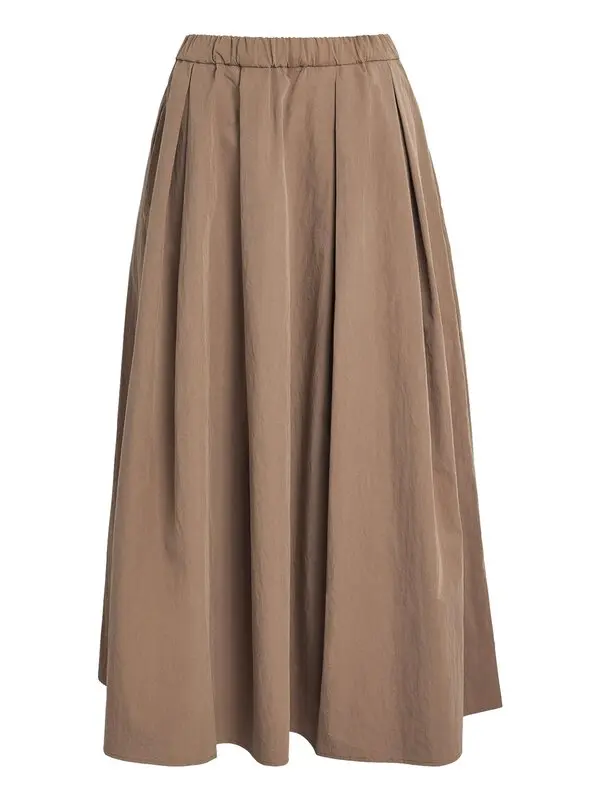 Stylein Sorina Trench Maxi Skirt - Brown