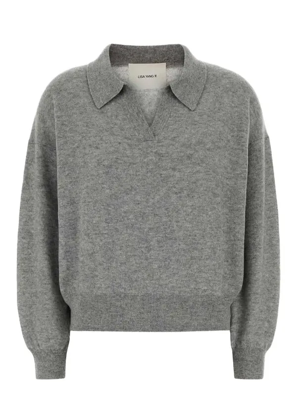LISA YANG Katriel Cashmere Sweater - Grey