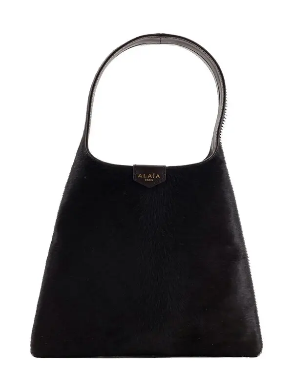 Alaïa Hobo Pony Skin Handbag - Brown