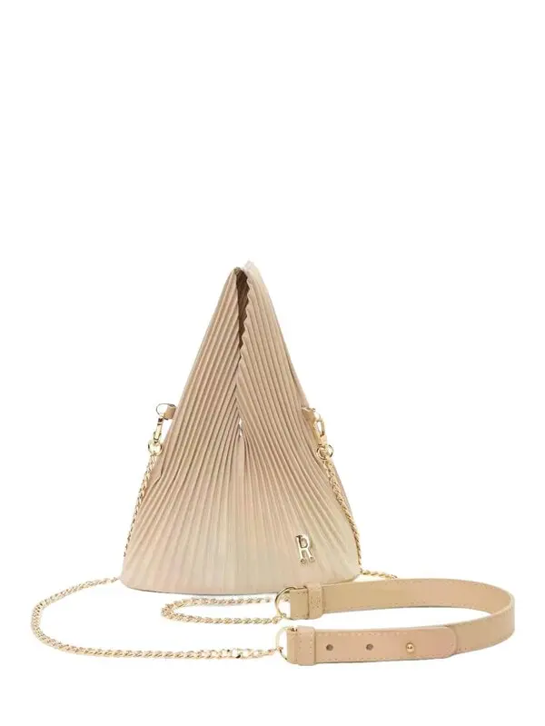 REPLEAT Petite Hobo Pleated Tote Bag - Neutrals
