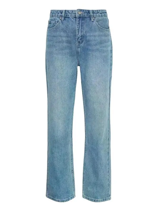 Rally Movement Straight-leg Jeans - Blue