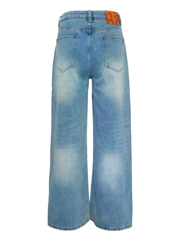 Rally Movement Faded-effect Baggy Jeans - Blue