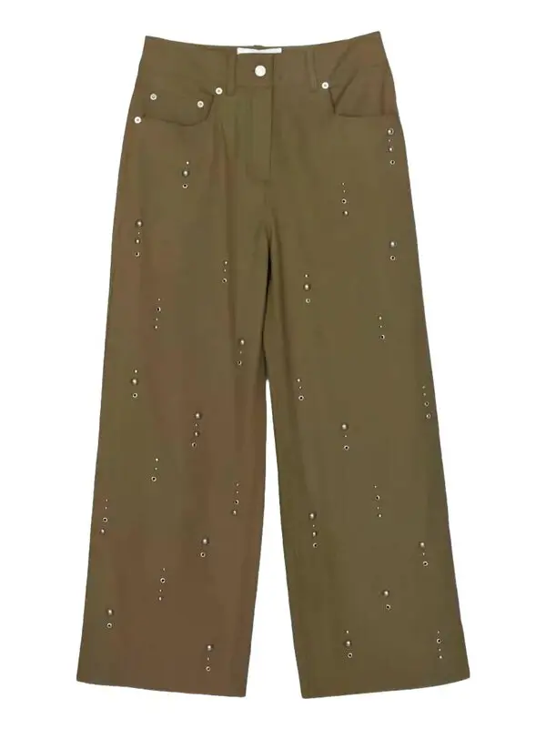 3.1 Phillip Lim Embellishment Trousers - Green