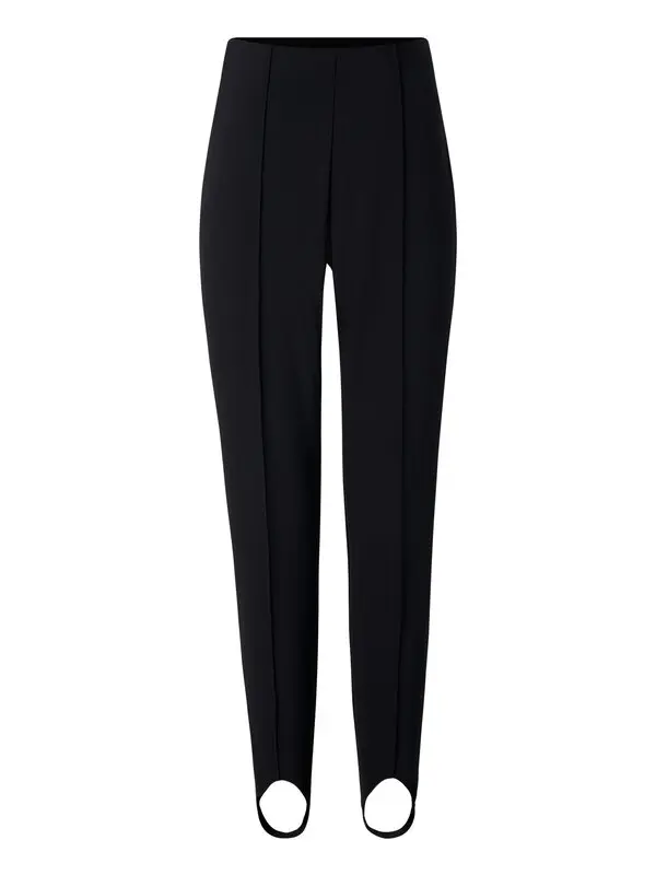 Bogner Elaine Softshell Stirrup Pants With Gussets - Black