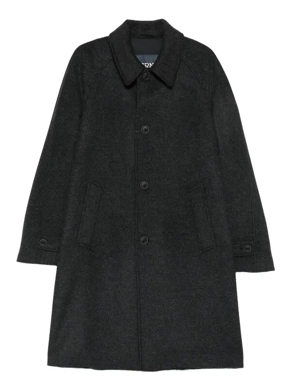 Herno Wool Coat Slate - Grey