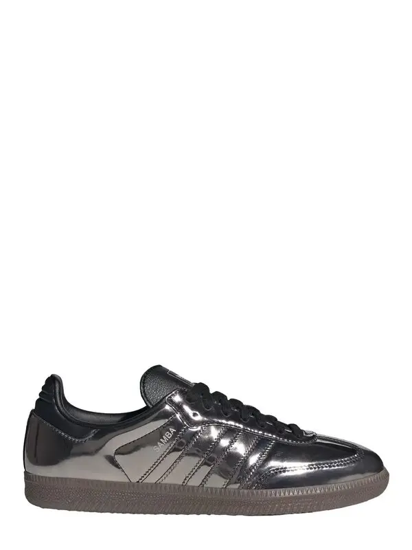 Adidas Samba Og Sneakers In Metallic Leather - Black