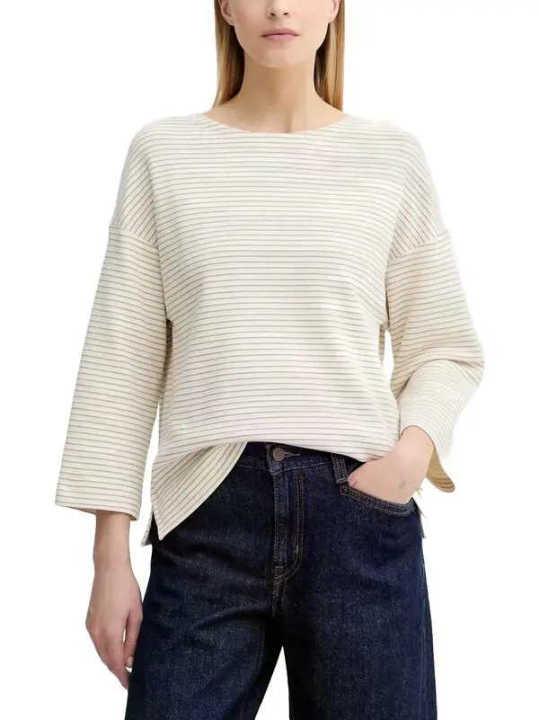Marc O'polo Striped Long-sleeve Top - Neutrals