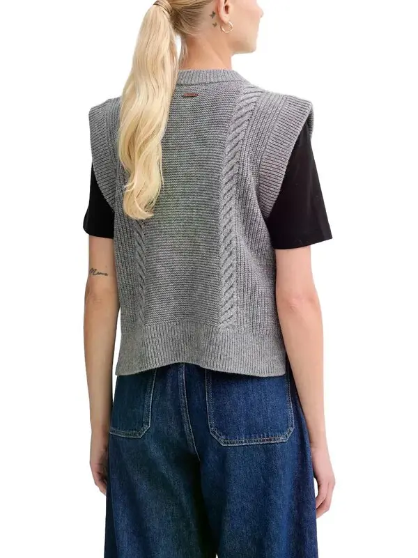 LEVI'S Cable-knit Vest - Grey