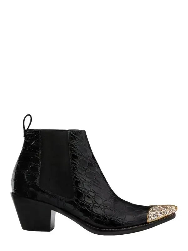GIUSEPPE ZANOTTI Jewelry Texano Bootie - Black