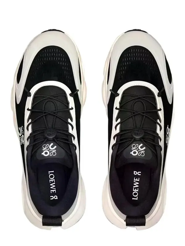 On X Loewe Cloudsolo Panelled Sneakers - Black