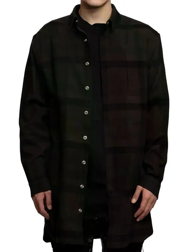 Rick Owens Jumbo Fogpocket Shirt - Brown