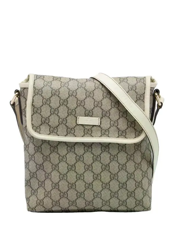Gucci 2016-2026 Gg Supreme Crossbody Bag - Neutrals