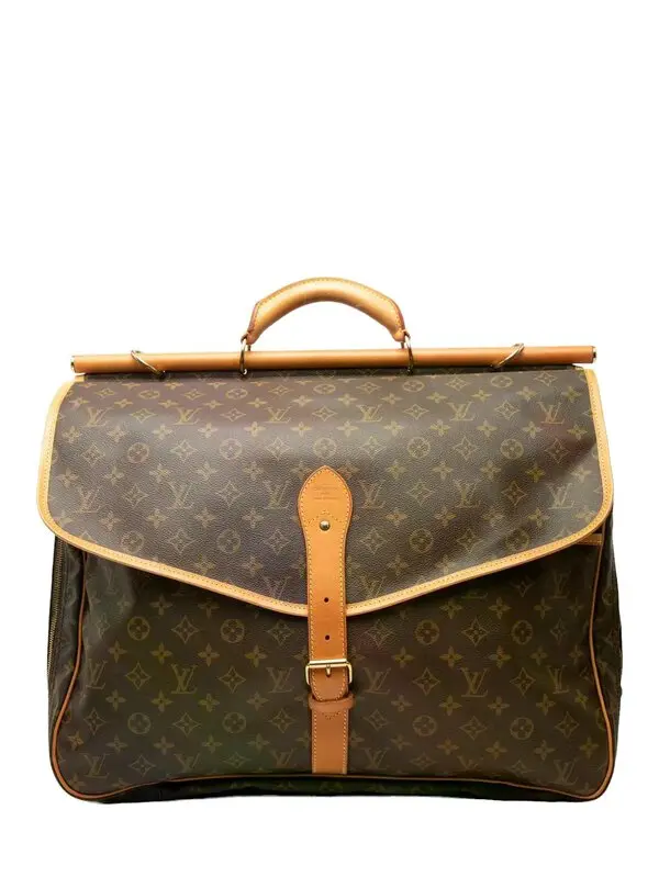LOUIS VUITTON 1994 Monogram Sac Chasse Hunting Bag Travel Bag - Brown