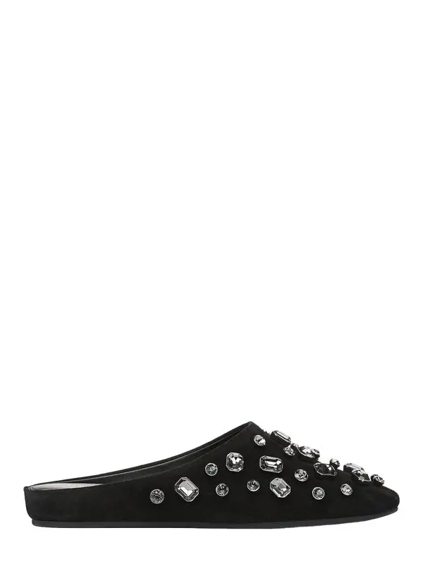 Veronica Beard Narcisa Embellished Mule - Black