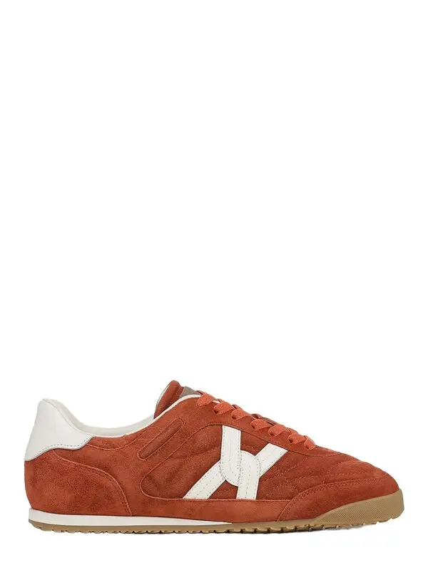 Veronica Beard Natalia Suede Sneaker - Rust