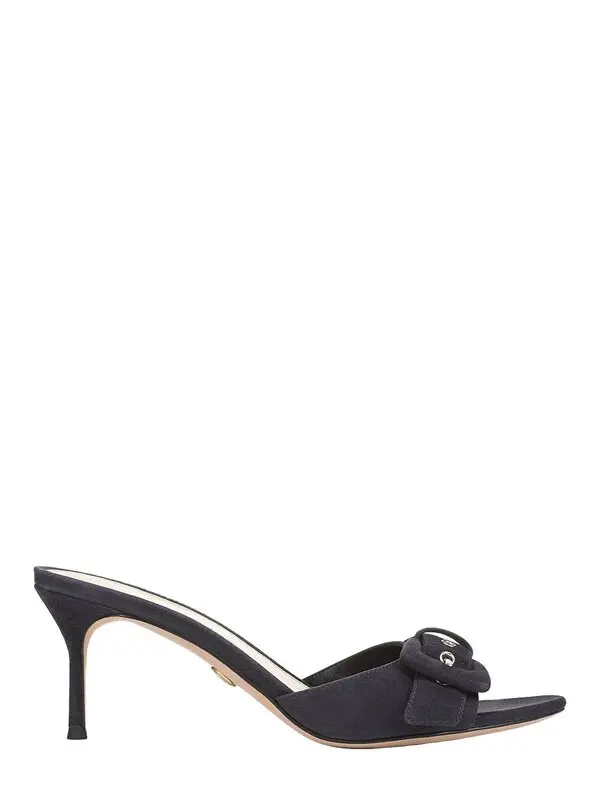 Veronica Beard Tia Buckle Sandal - Navy