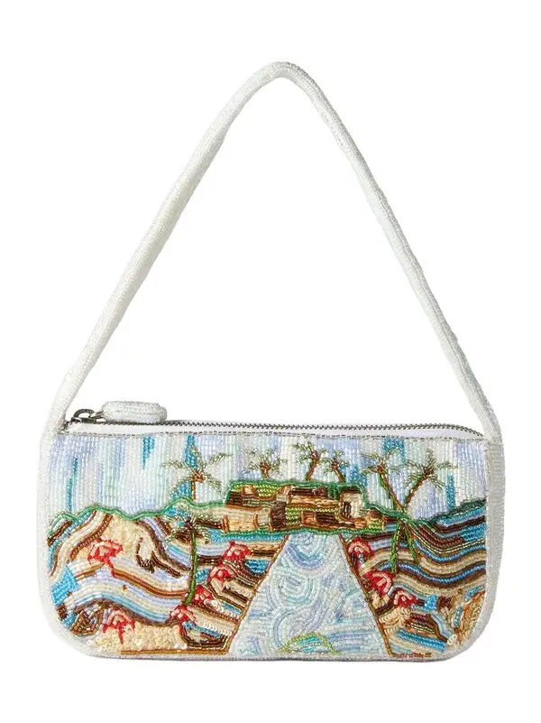 Veronica Beard Pauline Beaded Shoulder Bag - Multi