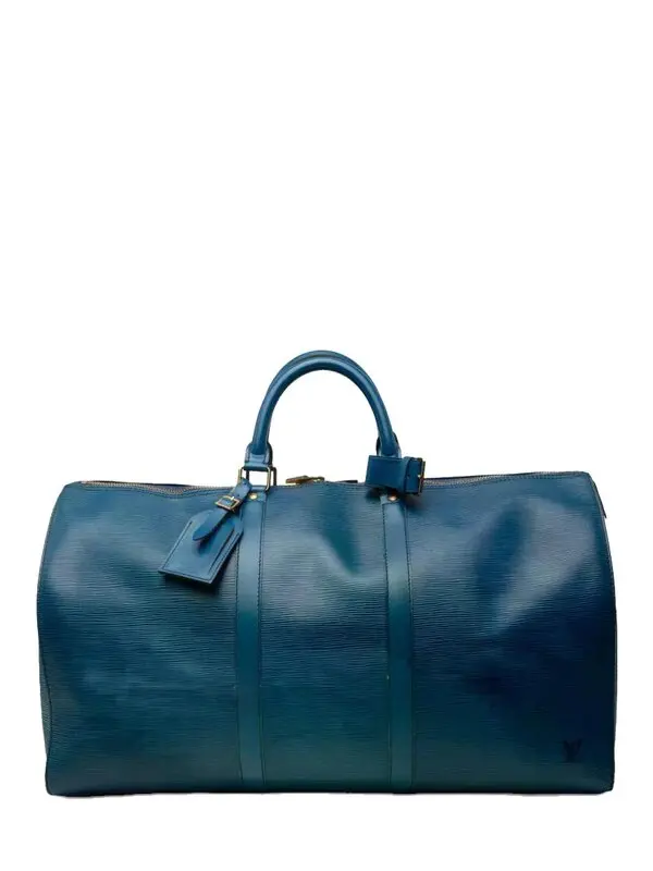 LOUIS VUITTON 1992 Epi Keepall 50 Travel Bag - Blue