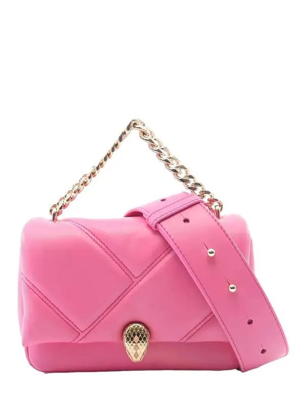 BVLGARI 2015-2026 Mini Serpenti Cabochon Mini Crossbody Bag - Pink