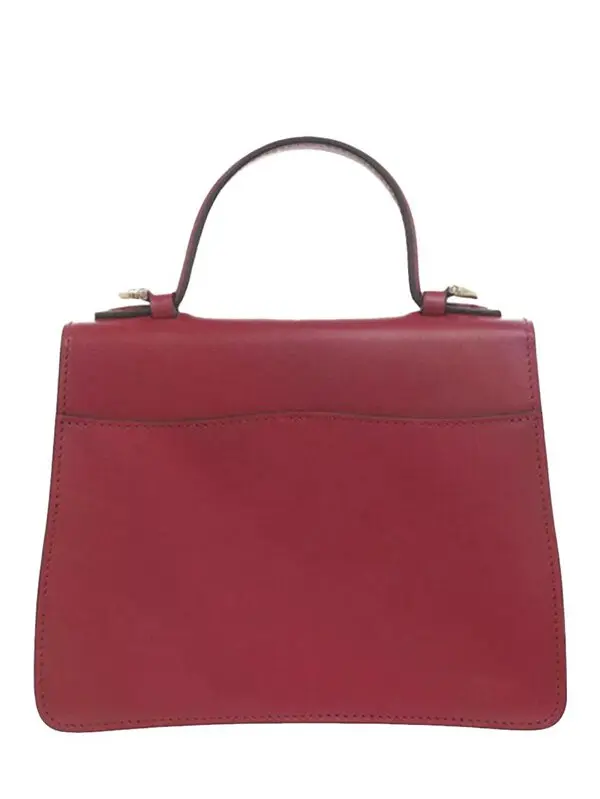 Cartier 2020-2026 Mini Leather Panthere C Satchel - Red