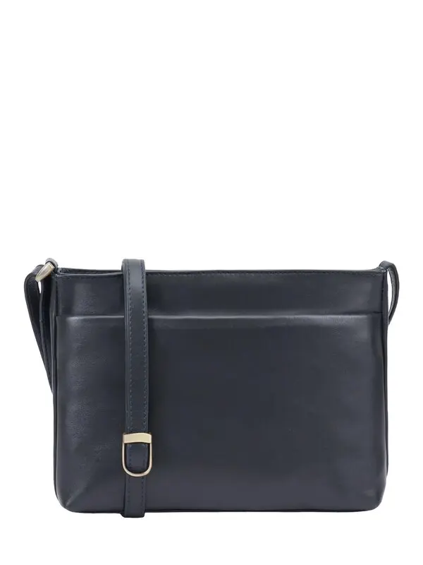 LLOYD BAKER LONDON Tamarra Leather Crossbody Bag - Blue