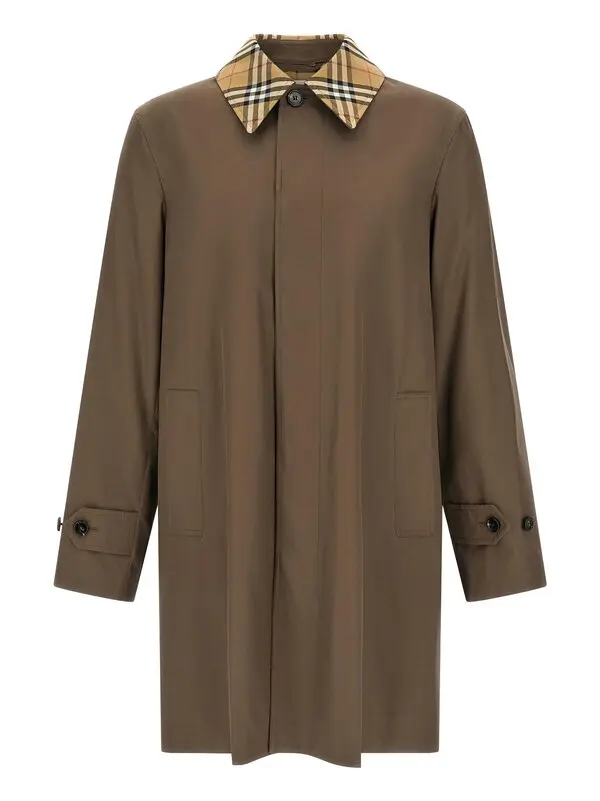 Burberry Tottenham' Car Coat - Brown