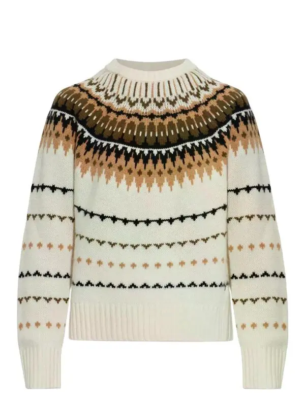 Bogner Ina Fair Isle Sweater - Neutrals