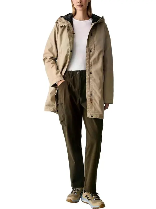 Fjallraven Kiruna Hooded Parka - Neutrals