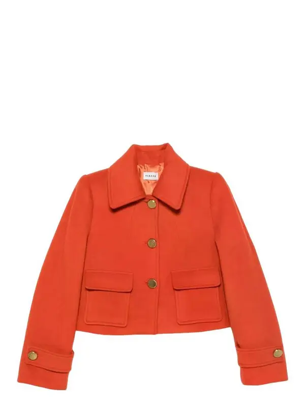 P.a.r.o.s.h Button-up Cropped Jacket - Orange