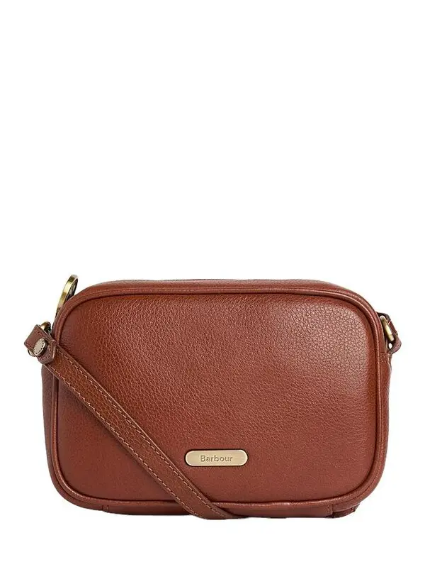 Barbour Daphne Mini Leather Crossbody Bag - Brown