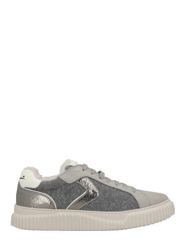 VOILE BLANCHE Sneakers Size Leather, Textile Fibers - Grey