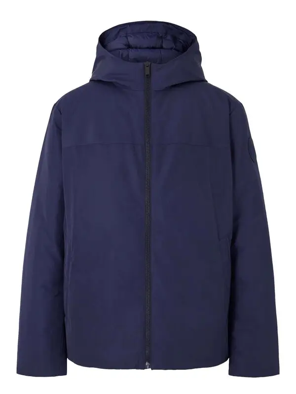 Canada Goose Riverside Hooded Padded Shell Down Jacket - Navy