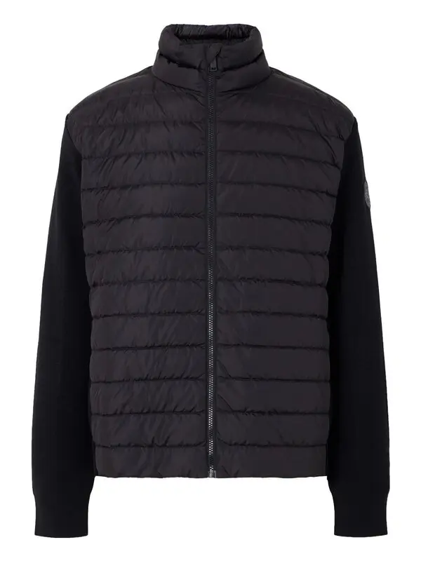 Canada Goose Hybridge® Flavio Wool And Shell Down Jacket - Black