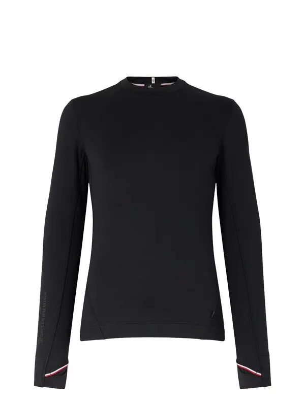 Moncler Polartec® Power Grid™ Jersey Base Layer - Black