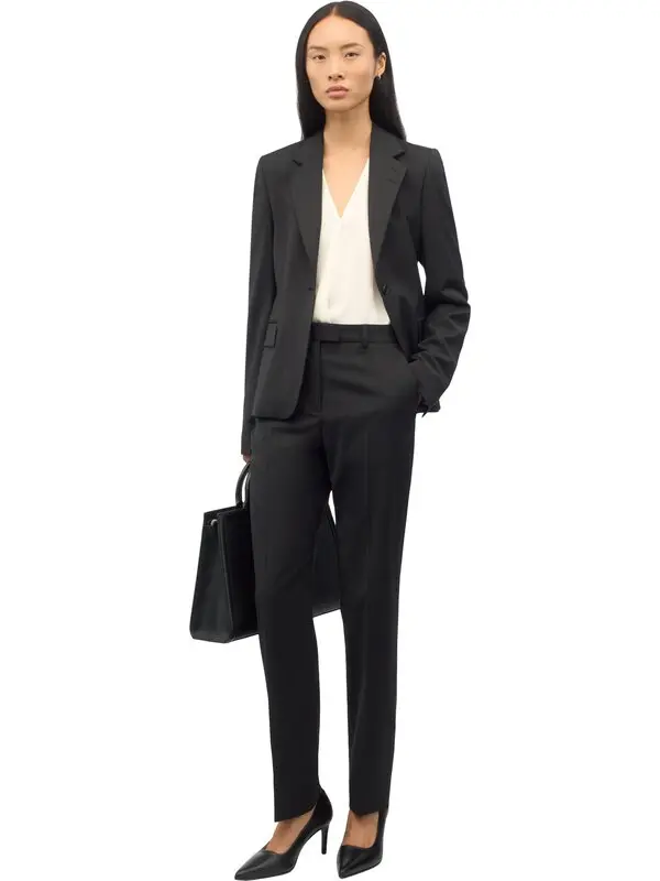 Tiger Of Sweden Nove Slim Straight Trousers - Black