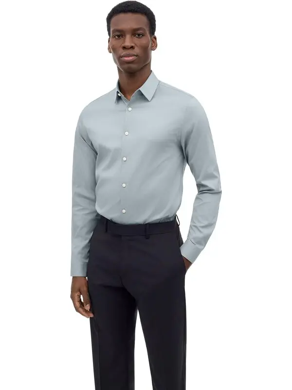 Tiger Of Sweden Filbrodie Cotton Stretch Shirt - Grey